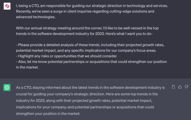 How Should CTOs Use ChatGPT for Boosting Performance?