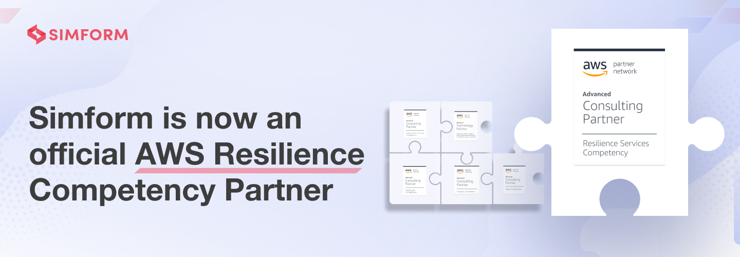 Simform Achieves AWS Resilience Competency Simform Achieves AWS Resilience Competency